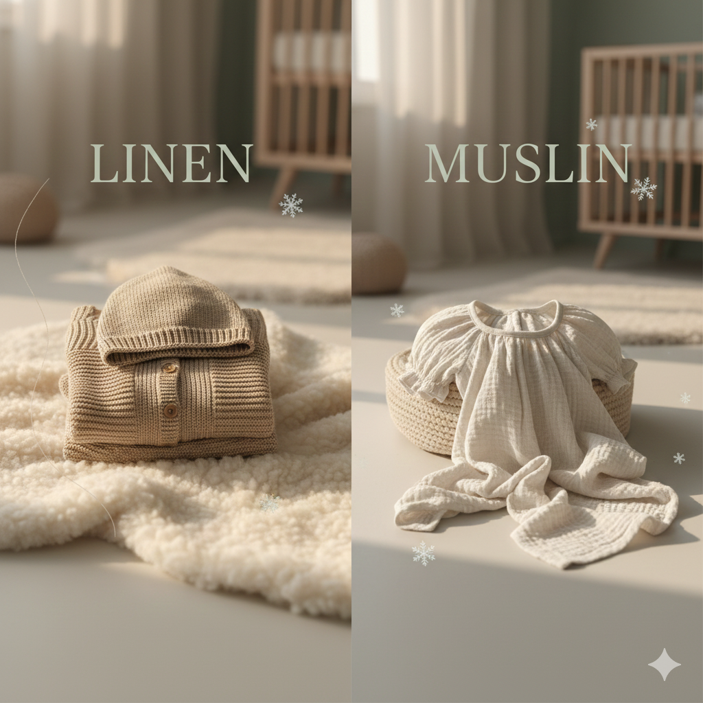 Linen vs Muslin for Newborns in Winter: What’s Best? – Mama Mittens